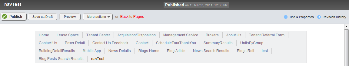 Navigation widget - Sitefinity - General Discussions - Progress Community Archive